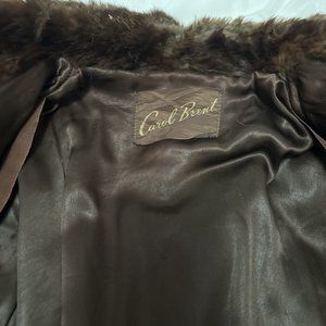 Carol Brent | Jackets & Coats | Stunning Vintage Fur Coat Carole Brent ...